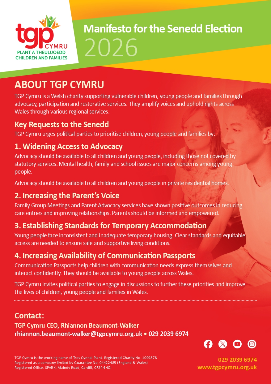 TGP Cymru Manifesto for 2026 Senedd Elections « TGP Cymru